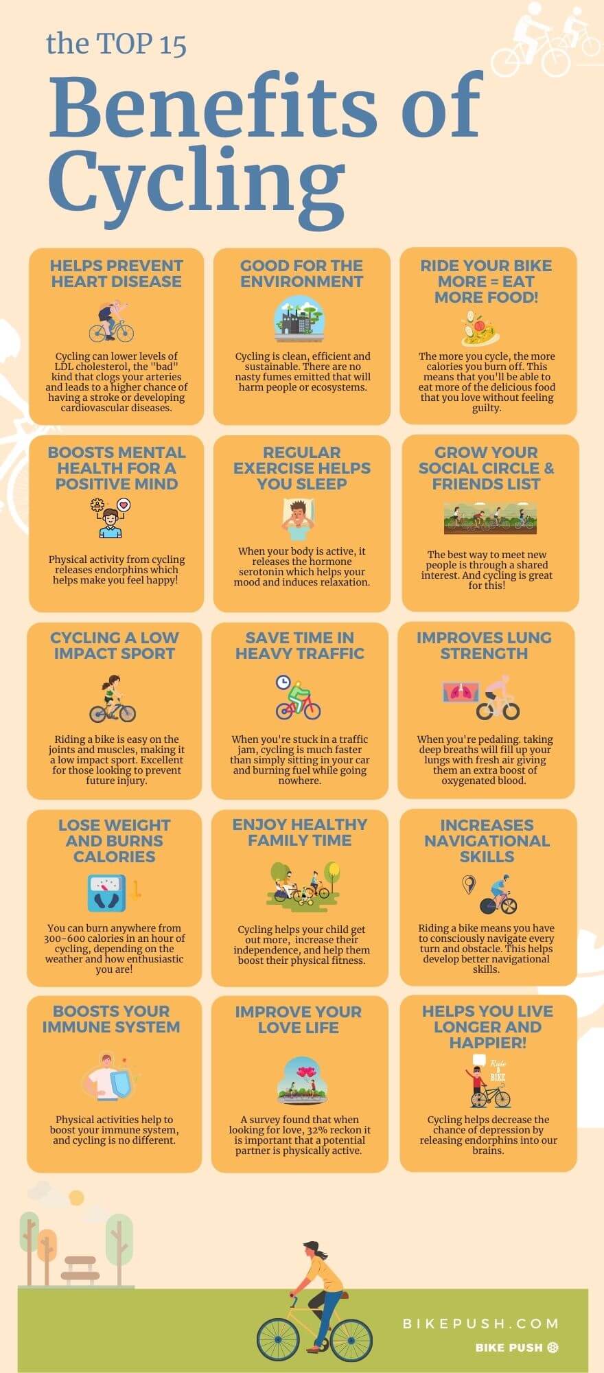 Top 15 Benefits of Cycling | Why Bike Riding Is So Good For You