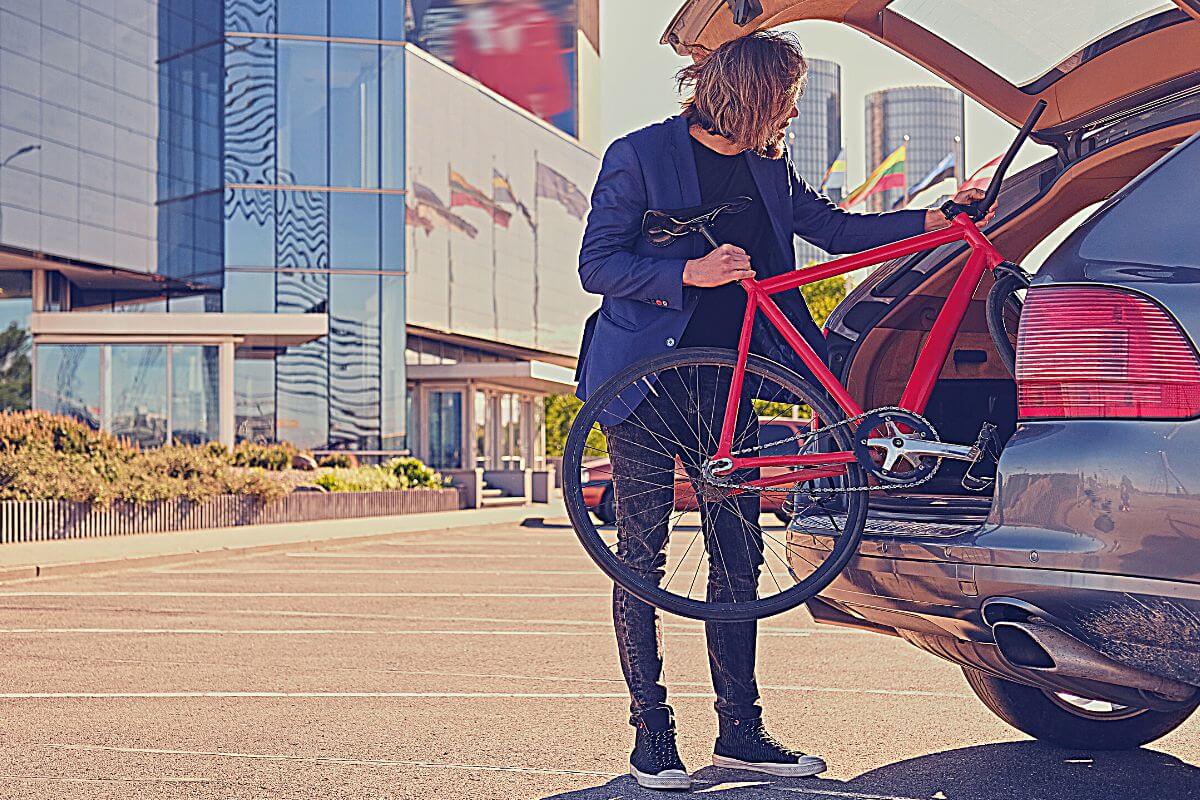 How To Transport A Bike Without A Rack - Bicycle Hauling