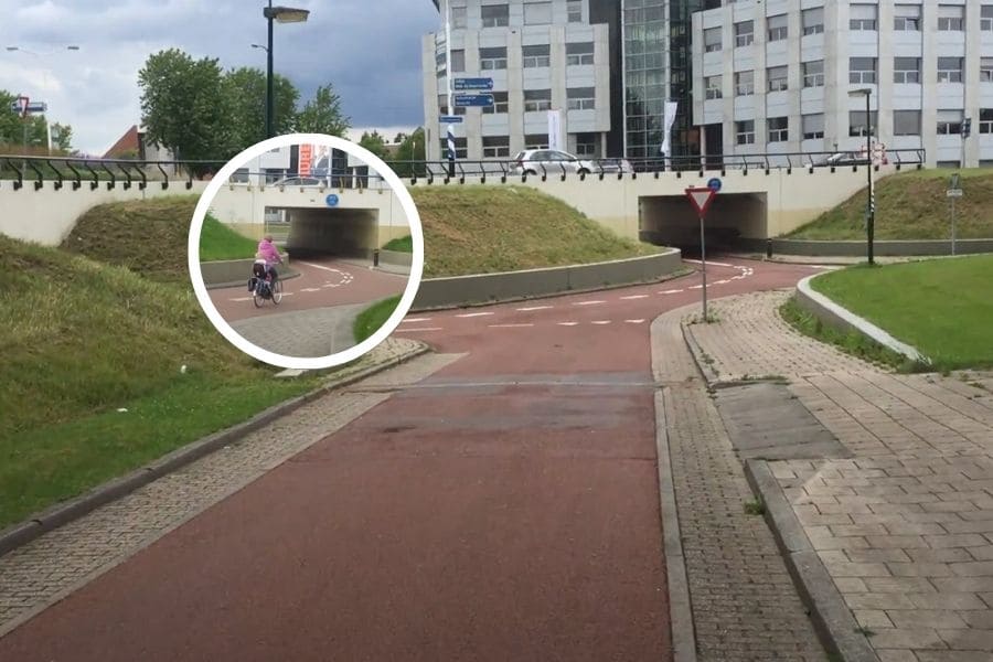 Houten, Netherlands Built a Two-Story Roundabout Just for Bikes